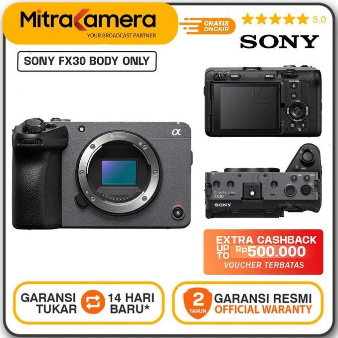 Jual Sony Fx30 Body Only Compact Cinema Line Camera Sony Fx30 Garansi Resmi | Shopee Indonesia