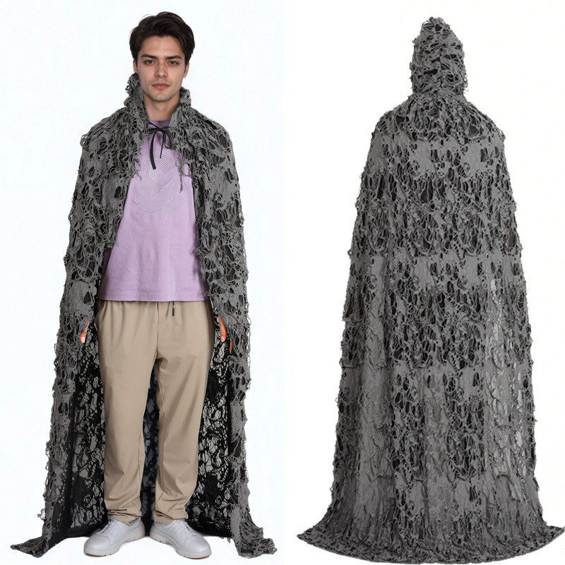 Jual Halloween Costumes for Adults and Children Hooded Rag Cloak Ghost ...