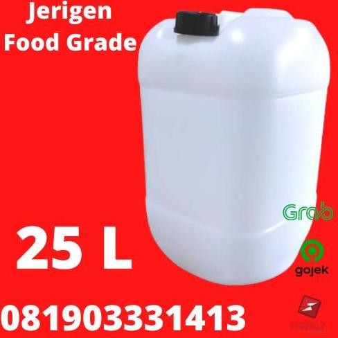 Jual Jerigen plastik Baru 20 25 30 Liter L Dirigen Putih derigen ...
