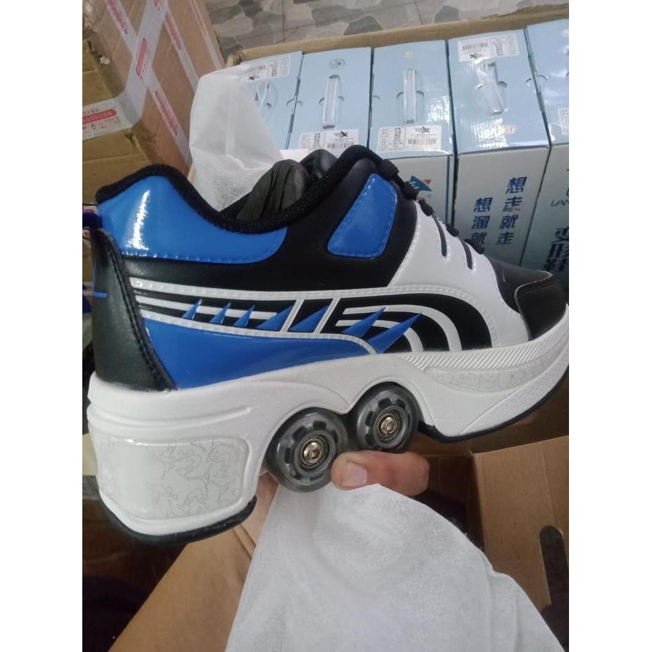 Jual sepatu roda 4 roda roller shoes roller skates sepatu roda orang ...