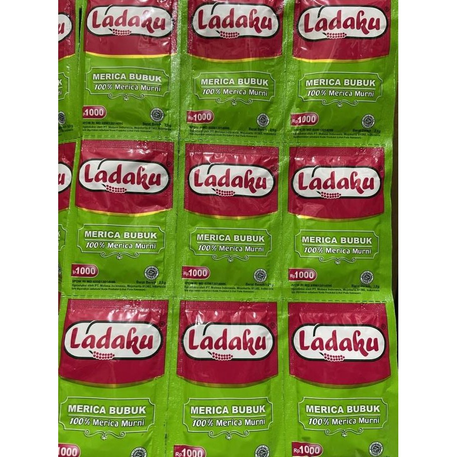Jual Ladaku Merica bubuk renceng renteng isi 12 sachet | Shopee Indonesia