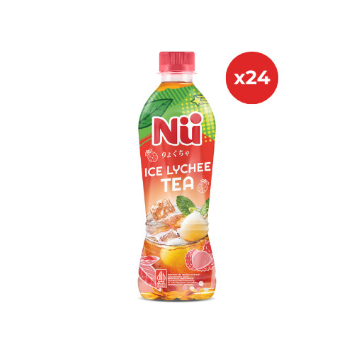 Jual Nu Ice Lychee Tea 450ML 24pcs (1karton) | Shopee Indonesia