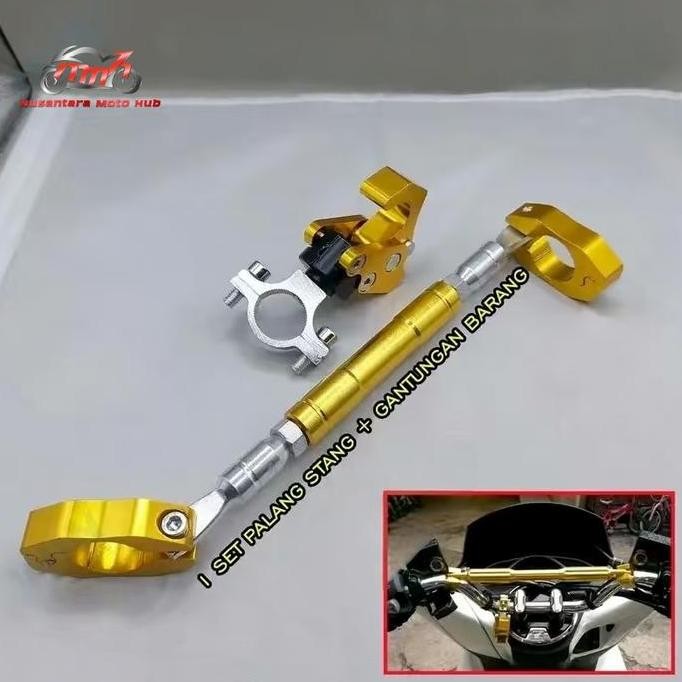 Jual NEW - Palang Stabilizer Stang Motor Universal Full CNC - Paket ...