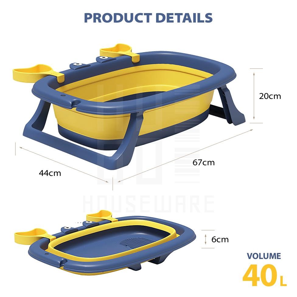 Jual Beli Lokal Df-8 Hugo Bak Mandi Bayi Lipat / Foldable Baby Bath Tub ...