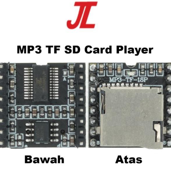 Jual MODUL MP3 PLAYER DFPLAYER DF MINI SD/TF CARD +AMPLIFIER ARDUINO ESP8266 ESP32 RASPBERRY KIT ...