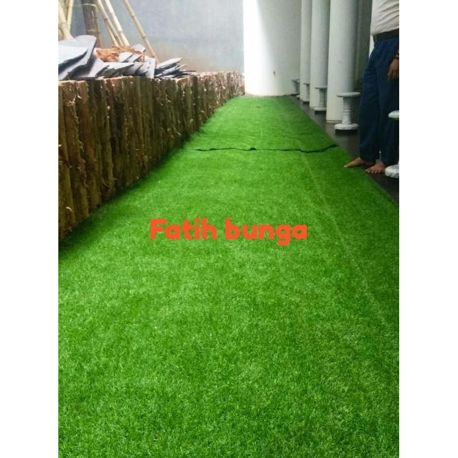 Jual rumput sintesis bunga plastik - rumput sintetis artificial ALU ...