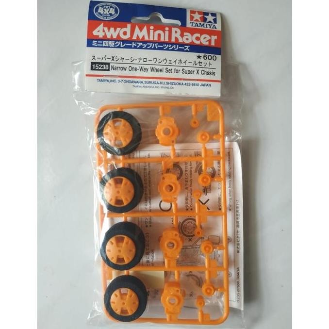 Jual TAMIYA 15238 - NARROW ONE-WAY WHEEL SET FOR SUPER X CHASSIS (NEW ...
