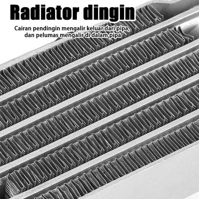 Jual Paduan Pengganti Radiator Pendingin Oil Mesin 5 Baris Engine Oil ...
