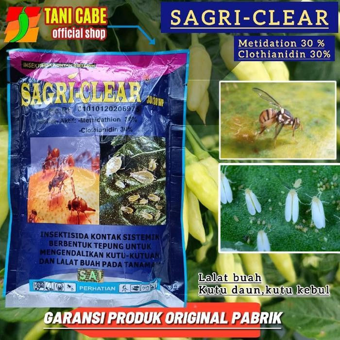 Jual Insektisida Sagri Clear 100 grm Basmi Hama Lalat Buah dan Kutu ...
