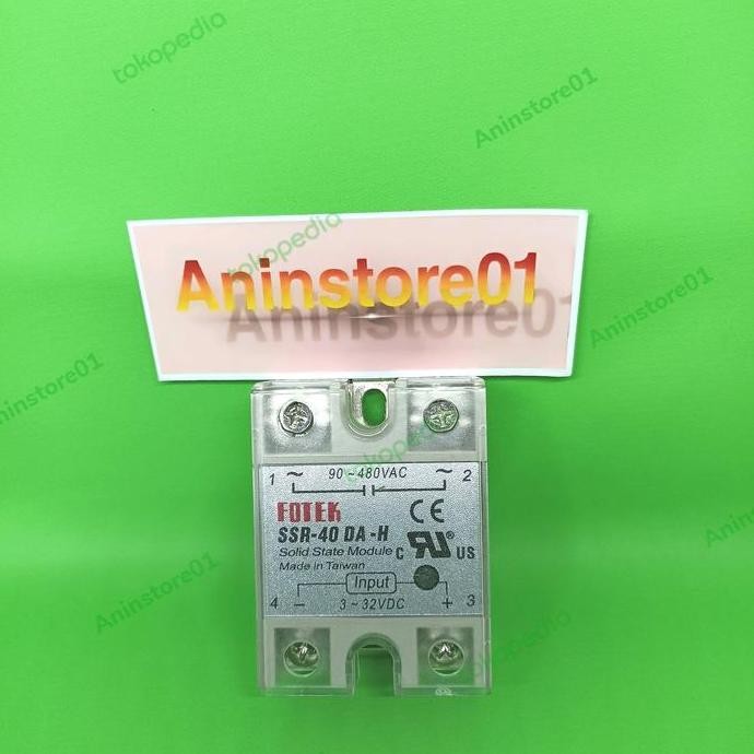 Jual SSR 40 DA- H / solid state relay / DC control AC TERBARU | Shopee ...