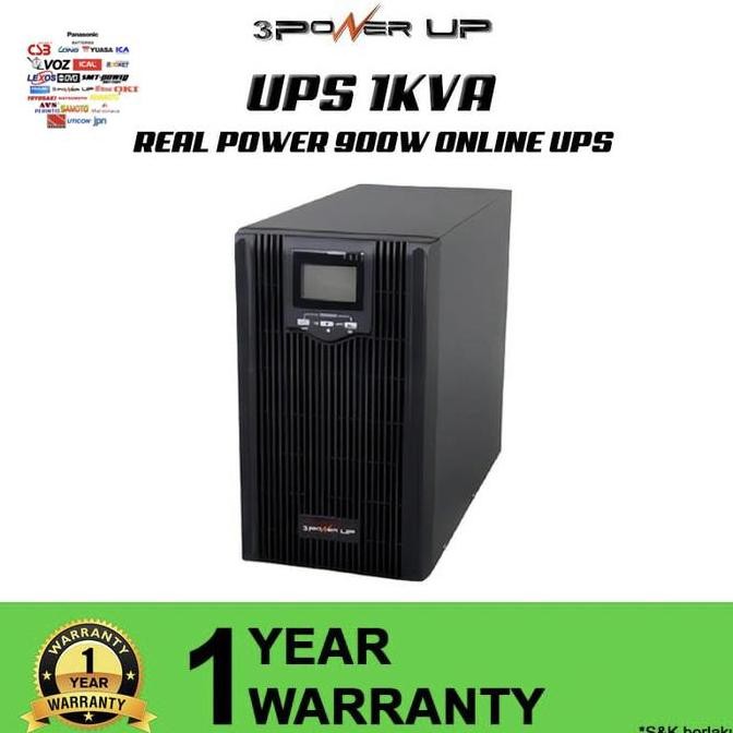 Jual Ups Power Up 1000 1 KVA 900W ONLINE UPS Untuk Alat Sensitif ...