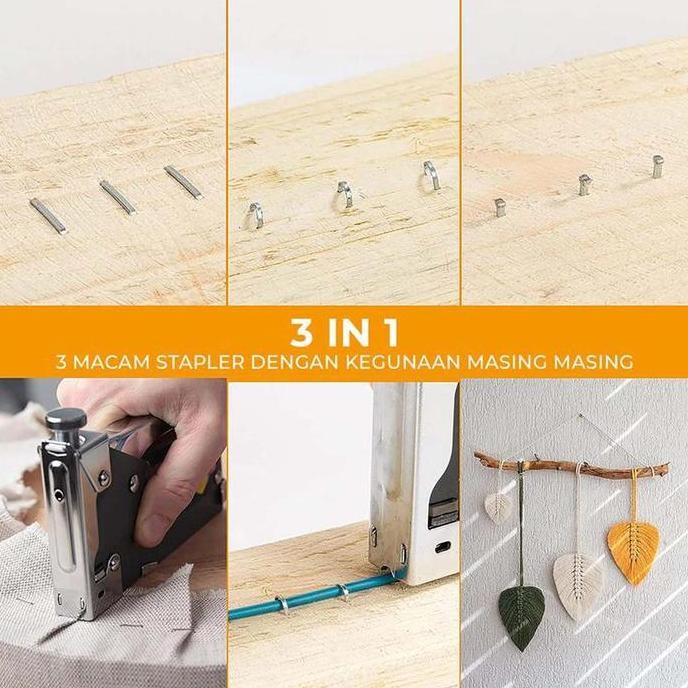 Jual MIKAMI - Tool House Gratis 600 paku 3 in 1 Deli Stapler Staples ...