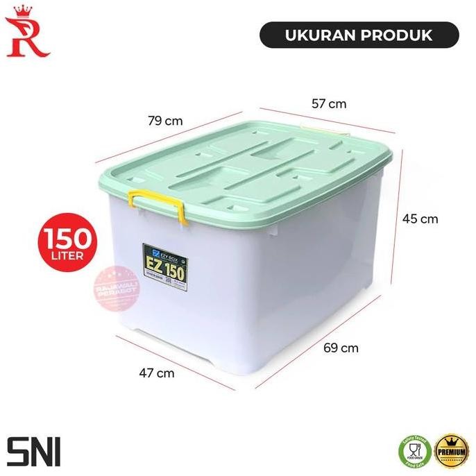 Jual Storage Box Multifungsi Box Container BOX 150 L ( GRAB/GoSend ONLY ...