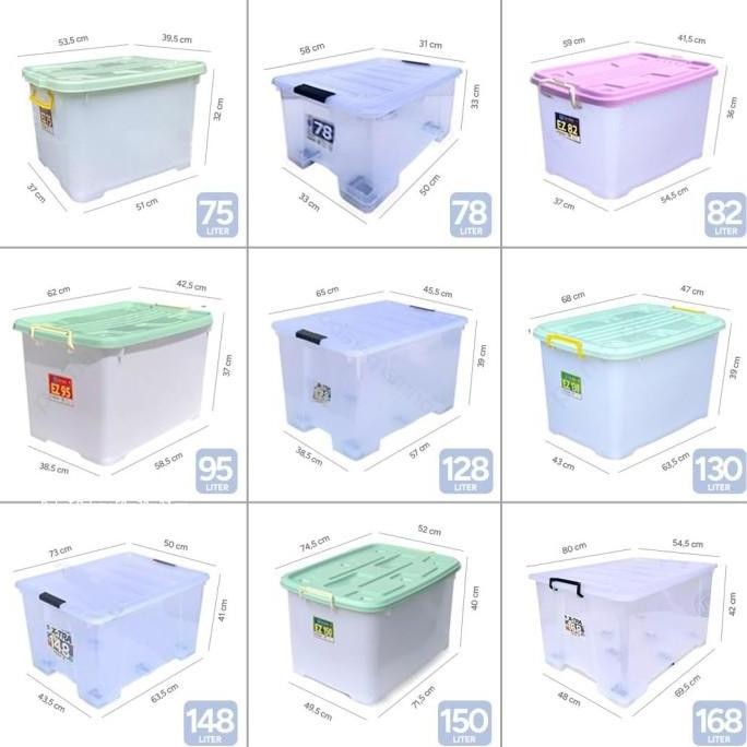 Jual Storage Box Container Box 95 L (GoSend Only) | Shopee Indonesia