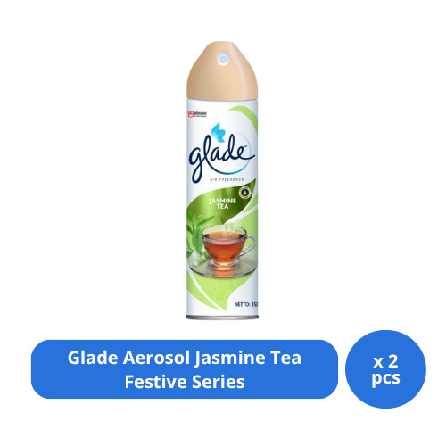 Jual Glade Aerosol Jasmine Tea 350ml Festive Series x 2 pcs | Shopee ...