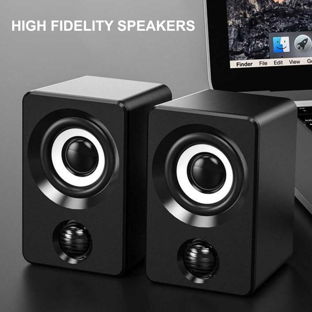 Jual IDEARS Speaker Desktop USB Power 3.5mm Audio Jack Subwoofer Stereo ...