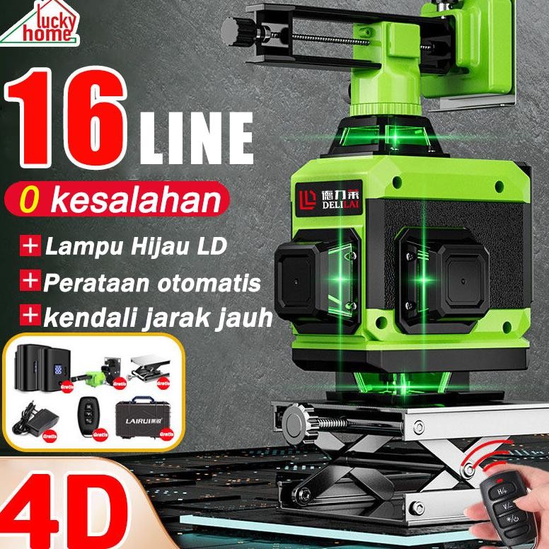 Jual Laser Level 4D 16 Lines/12 Lines 3 in 1 Alat laser Water pass ...
