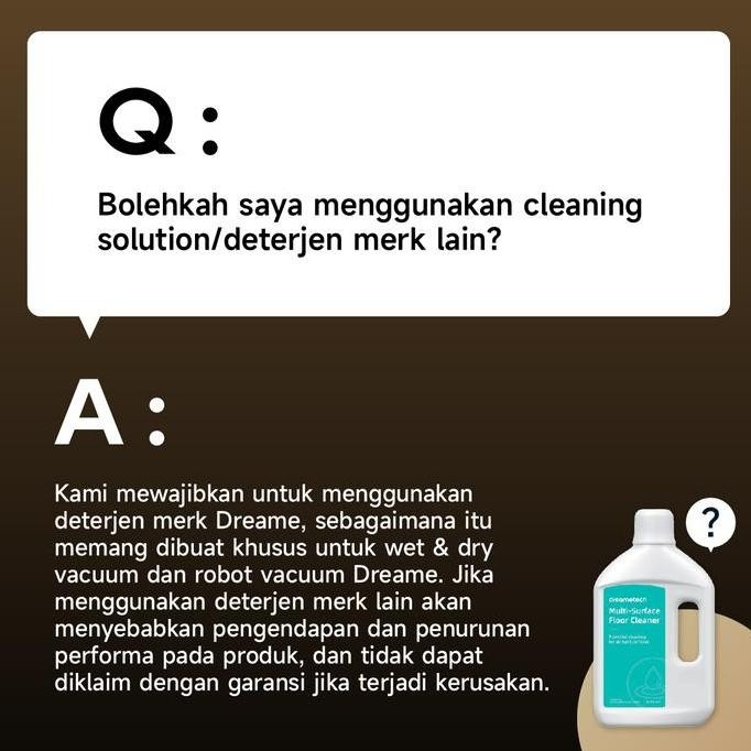 Jual PROMO - Dreame Multi-Surf Floor Cleaner Detergent ( Liter) Vacuum ...