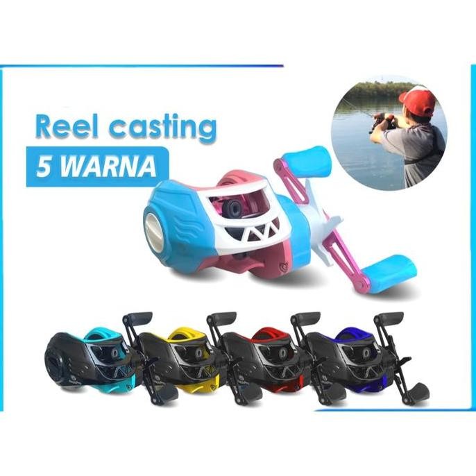 Jual Fishing Rod Reel Pancing Casting Gulungan Roda Pancing Dengan 18 ...
