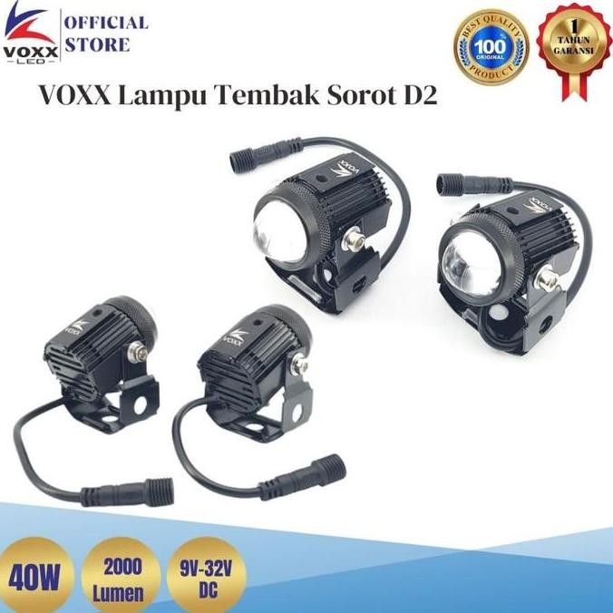 Jual Promo VOXX LED Mini Laser D2 Lampu Tembak Sorot Foglamp Mini Proji ...