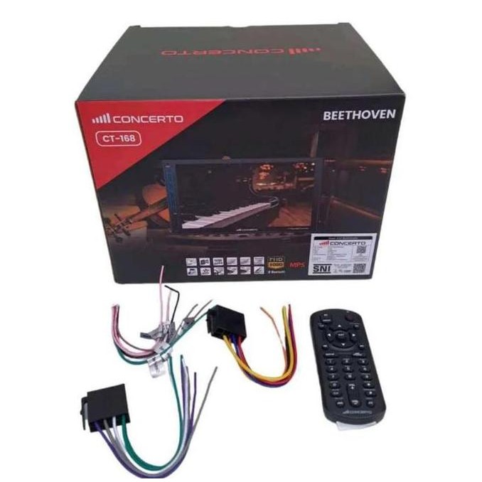 Jual // Head Unit Mp5 Concerto Layar 7 Inch Bethoven Ct 168 ...