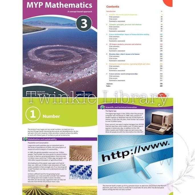 Jual Myp Mathematics Year 1 / 2 / 3 / 4 & 5 (Standard & Extended) A ...