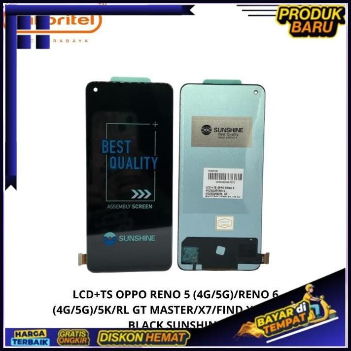 Jual TOP TODAY LCD TOUCHSCREEN RENO 5 ( 4G CPH2159 - 5G CPH2145) / RN 6 ...