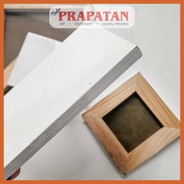 Jual (ATK) KANVAS LUKIS MINI PRAPATAN + SPANRAM | MINI CANVAS ALAT ...