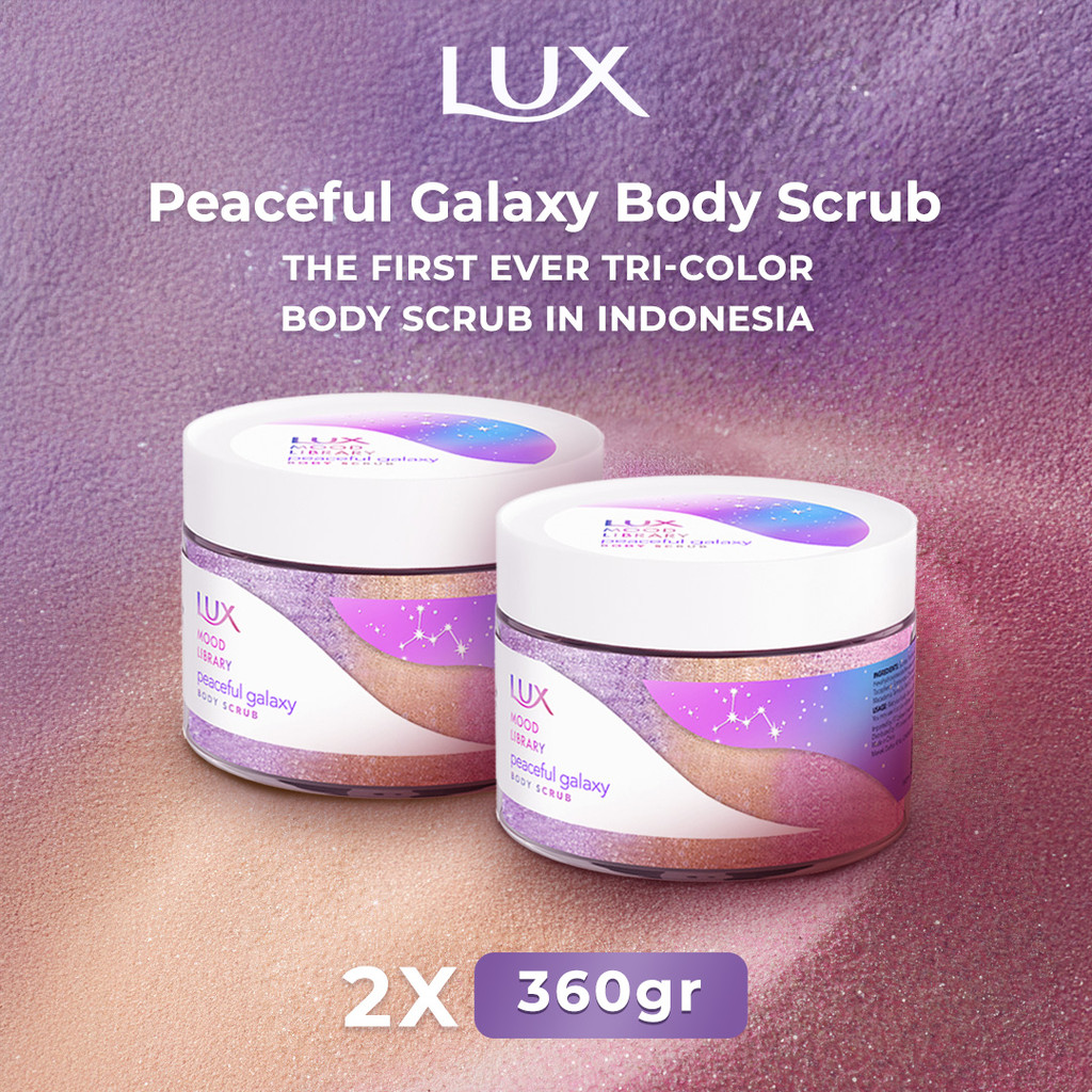 Jual LUX Mood Library: Peaceful Galaxy Body Scrub 360g Twinpack (x2 ...