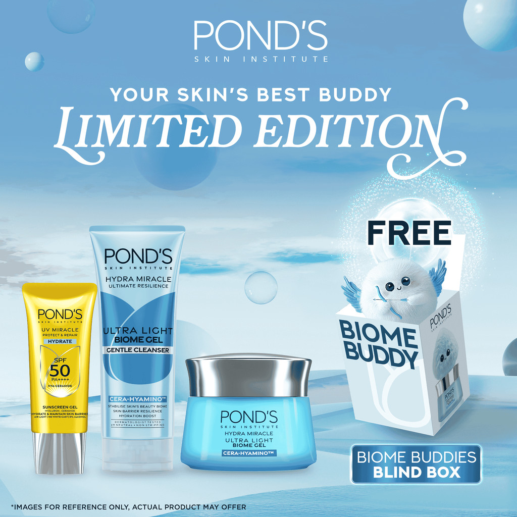 Jual [BIOME BUDDIES SPECIAL] PONDs Ultra Light Biome Gel Hydrating ...