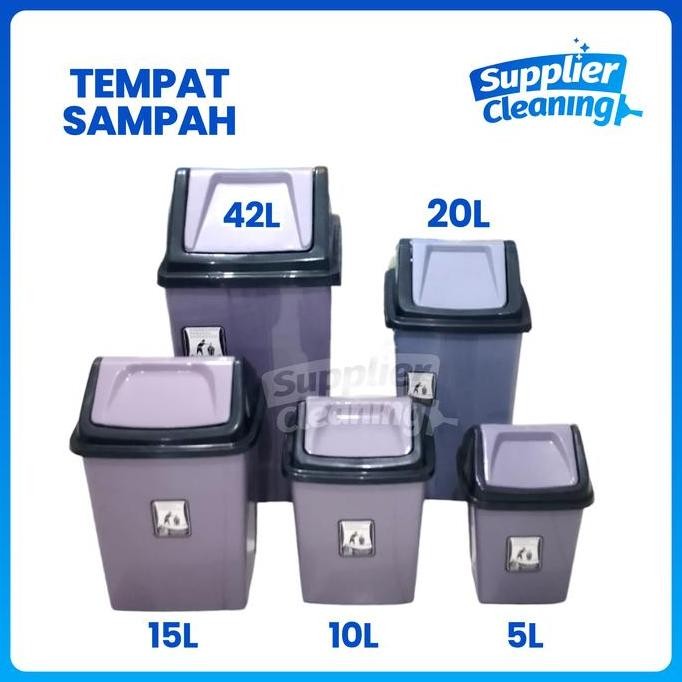 Jual Tong Sampah Aesthetic Besar Tempat Sampah Tutup Goyang 5 10 15 20 42 Liter Promo | Shopee ...