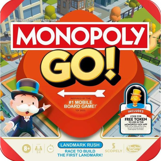 Jual Sale Monopoly Go! Go Board Game Monopoli Hasbro Gaming Portable ...