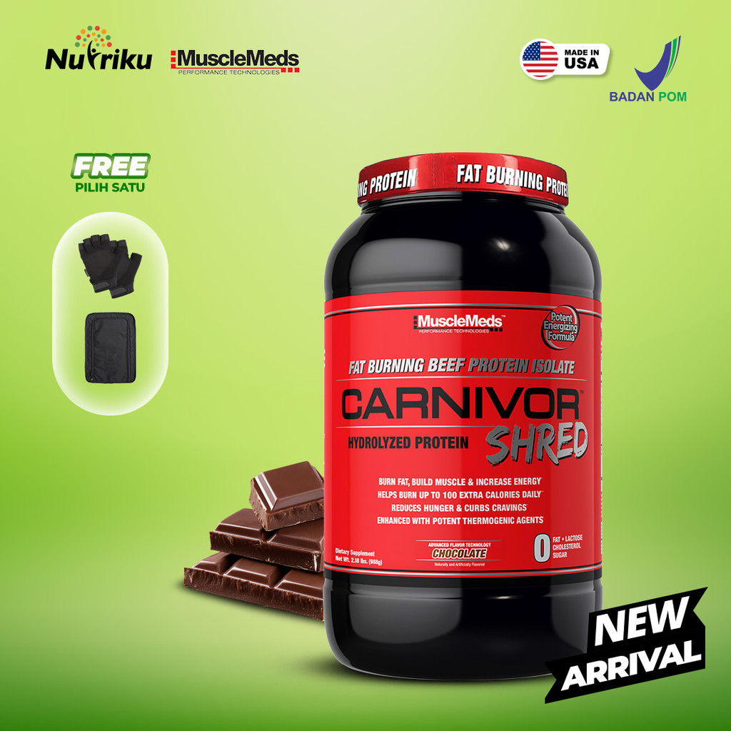 Jual Musclemeds Carnivor Shred Hydrolyzed Beef Protein Isolate 2.18lb ...