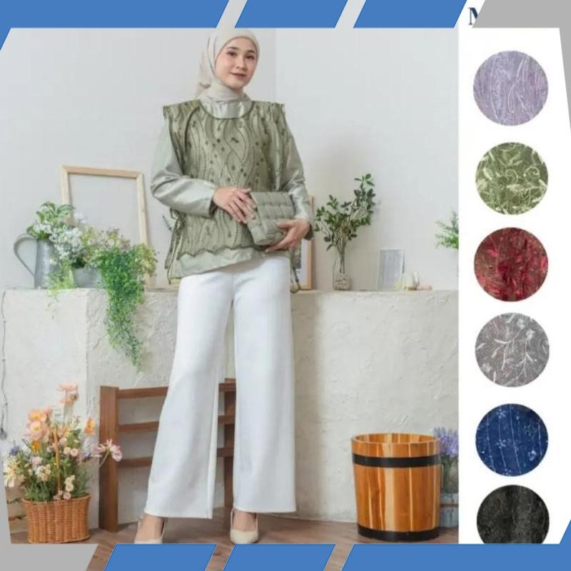 Jual Diskon Vest Korea Outer Tile Viral/Cardigan Gaul/Vest Pesta/Trendy ...