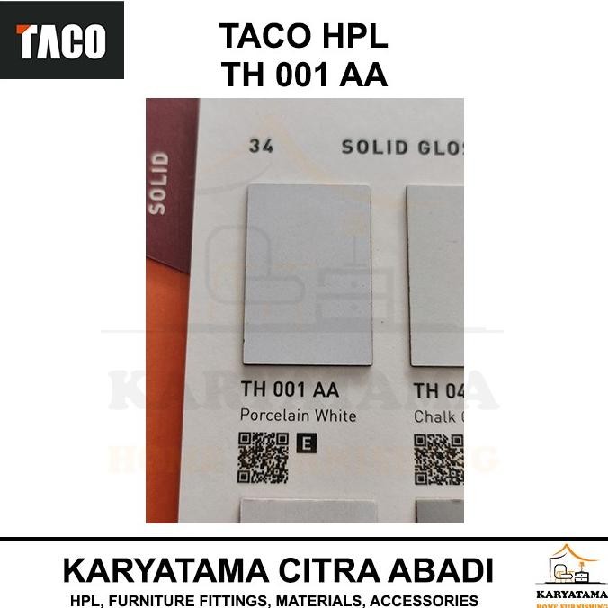 Jual TACO HPL TH 001 AA - PORCELAIN WHITE | Shopee Indonesia