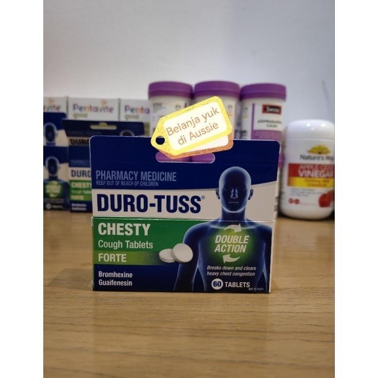 Jual Duro-Tuss Obat Batuk Tablet Chesty Cough Forte 60 Tablets Made In ...