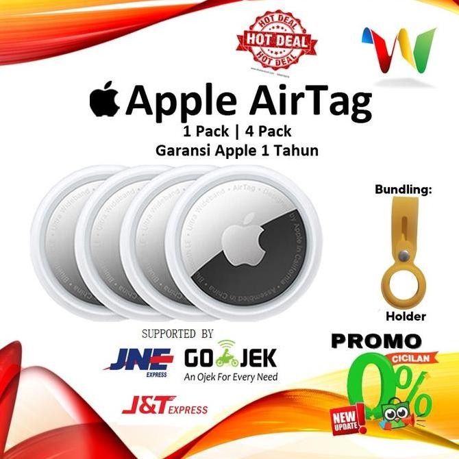 Jual Premium Apple AirTag 2021 Original 1 / 4 Pack for iPhone AirTags ...