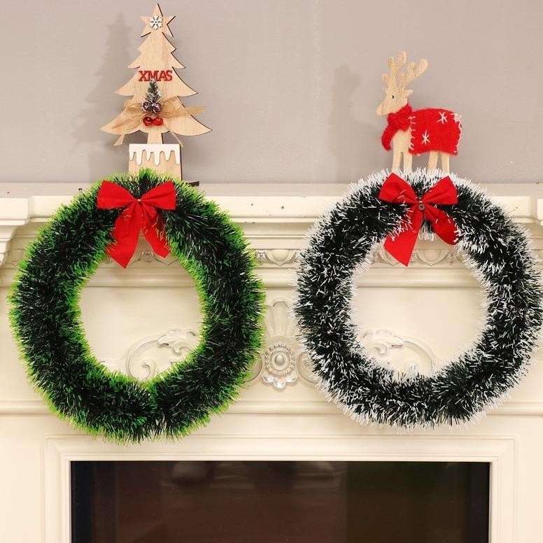 Jual Baru KRANS CHRISTMAS Dekorasi Karangan Bunga Pintu Natal Rangkaian ...