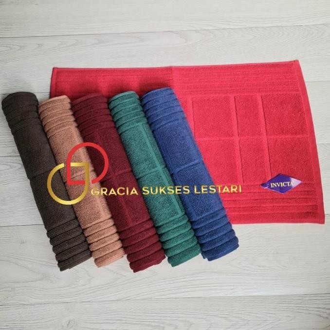 Jual DE10 >> KESET KAKI HANDUK HOTEL INVICTA 40x60 POLOS TEBAL SERAP ...