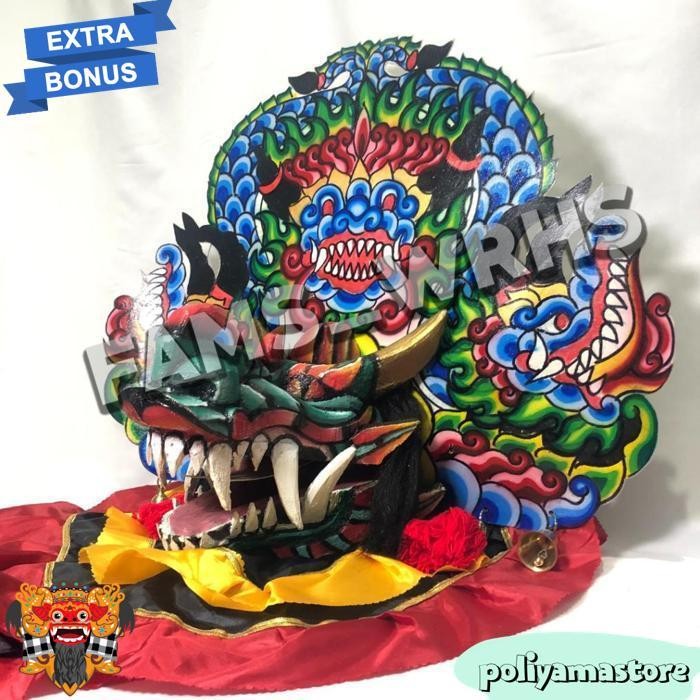 Jual [ New ] Barongan Devil Vip Ukuran 30 Full Kayu Barongan Caplokan ...