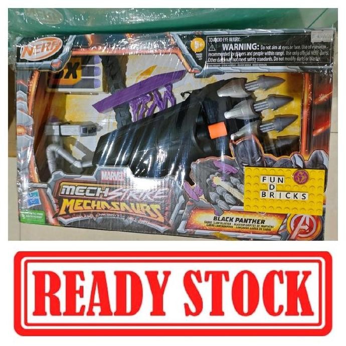 Jual Nerf Mechstrike Mechasaurs Black Panther Sabre Claw Blaster ...