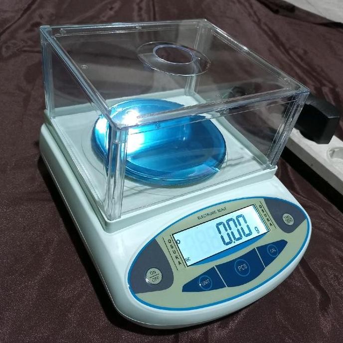 Jual Timbangan Analitik Balance Lab Obat Kimia 1 Kg ( 1000 Gram ) 0.01 ...