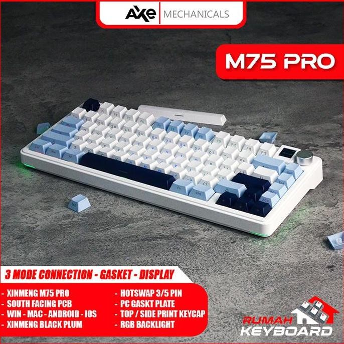 Jual Mechanical Keyboard - XINMENG M75 PRO - 75% - Gasket - South - TFT ...