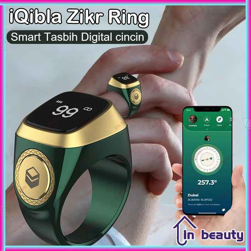 Jual IQIBLA Smart Ring Zikr1 Lite Cincin Tasbih Digital Zikir Tasbeeh ...