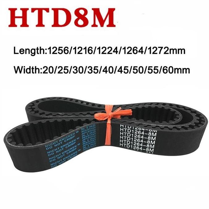 Jual Htd 8M Rubber Timing Belt 1256/1216/1224/1264/1272Mm Length 20 ...