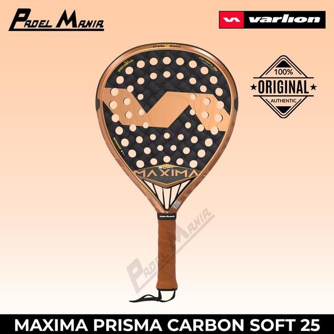 Jual Varlion Maxima Prisma Carbon Soft 25 Padel Racket | Raket Padel ...