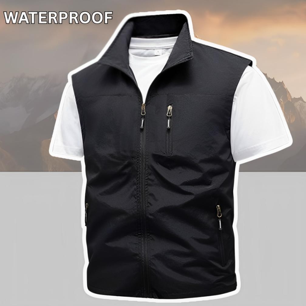 Jual Rompi Pria Hiking Vest Gunung Parasut Rompi Safety Jaket Vest Pria ...
