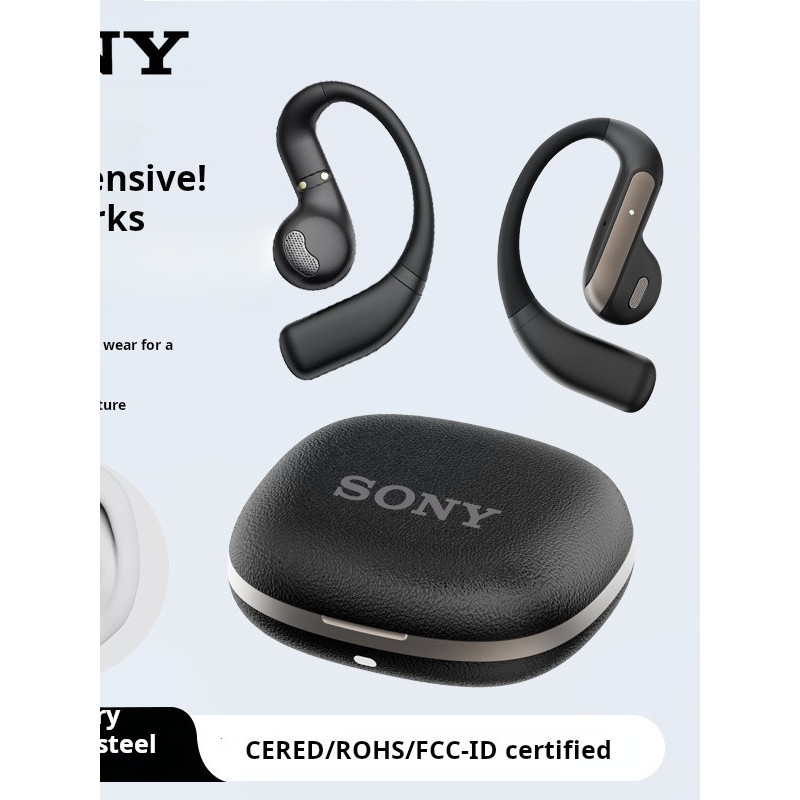 Jual Sony TWS Bluetooth Ear Hook Earbuds – HiFi Stereo, Waterproof ...