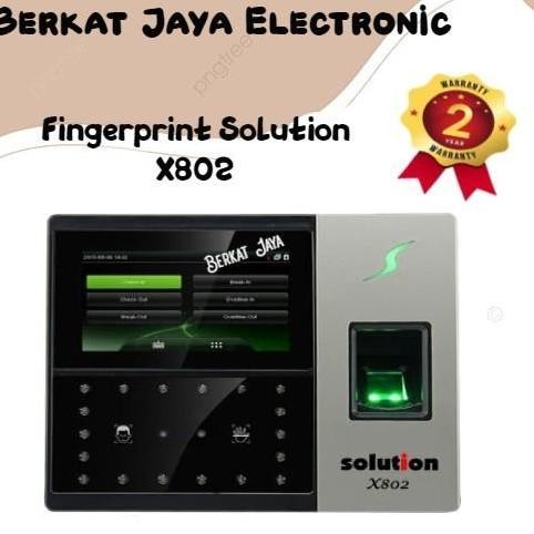 Jual Mesin Absen Fingerprint & Face Solution X802 | Shopee Indonesia