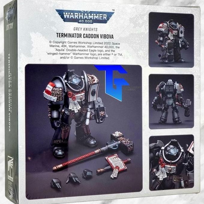 Jual New !!! JOYTOY 1/18 Warhammer 40K Grey Knights Terminator Caddon ...